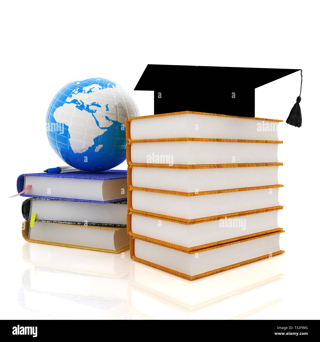 World planet hat graduation hi-res stock photography and images - Alamy