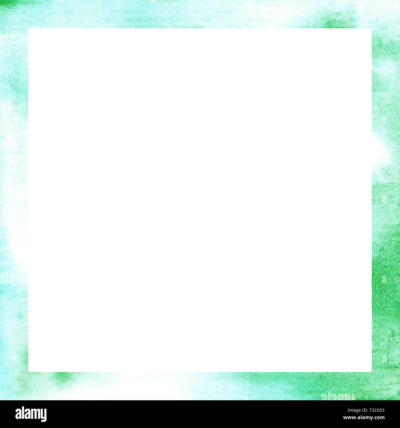 Beautiful Watercolor Texture Square Frame For Photo Or Text Art ...