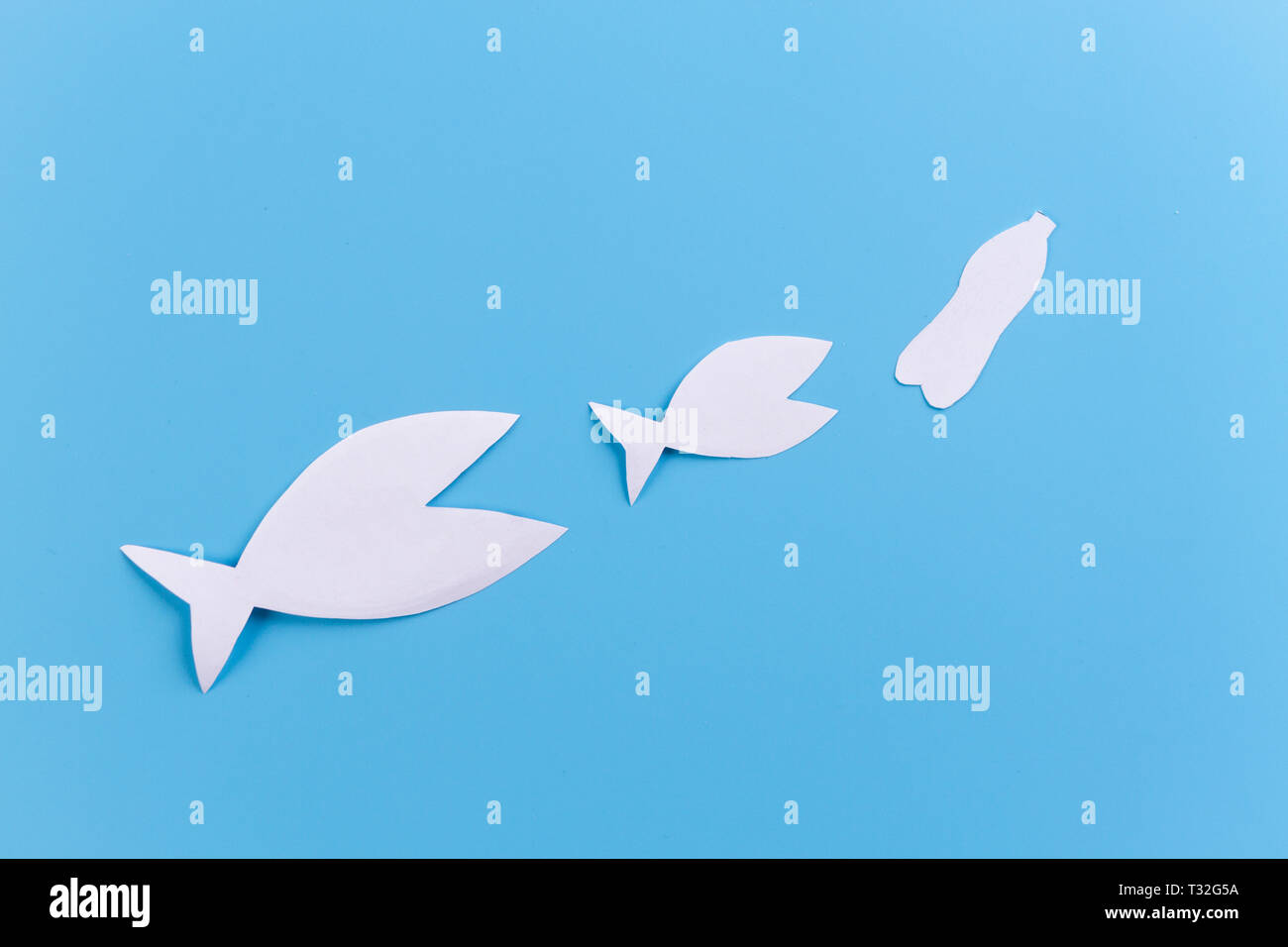 eat plastic concept image. environmental pollution concept Stock Photo ...