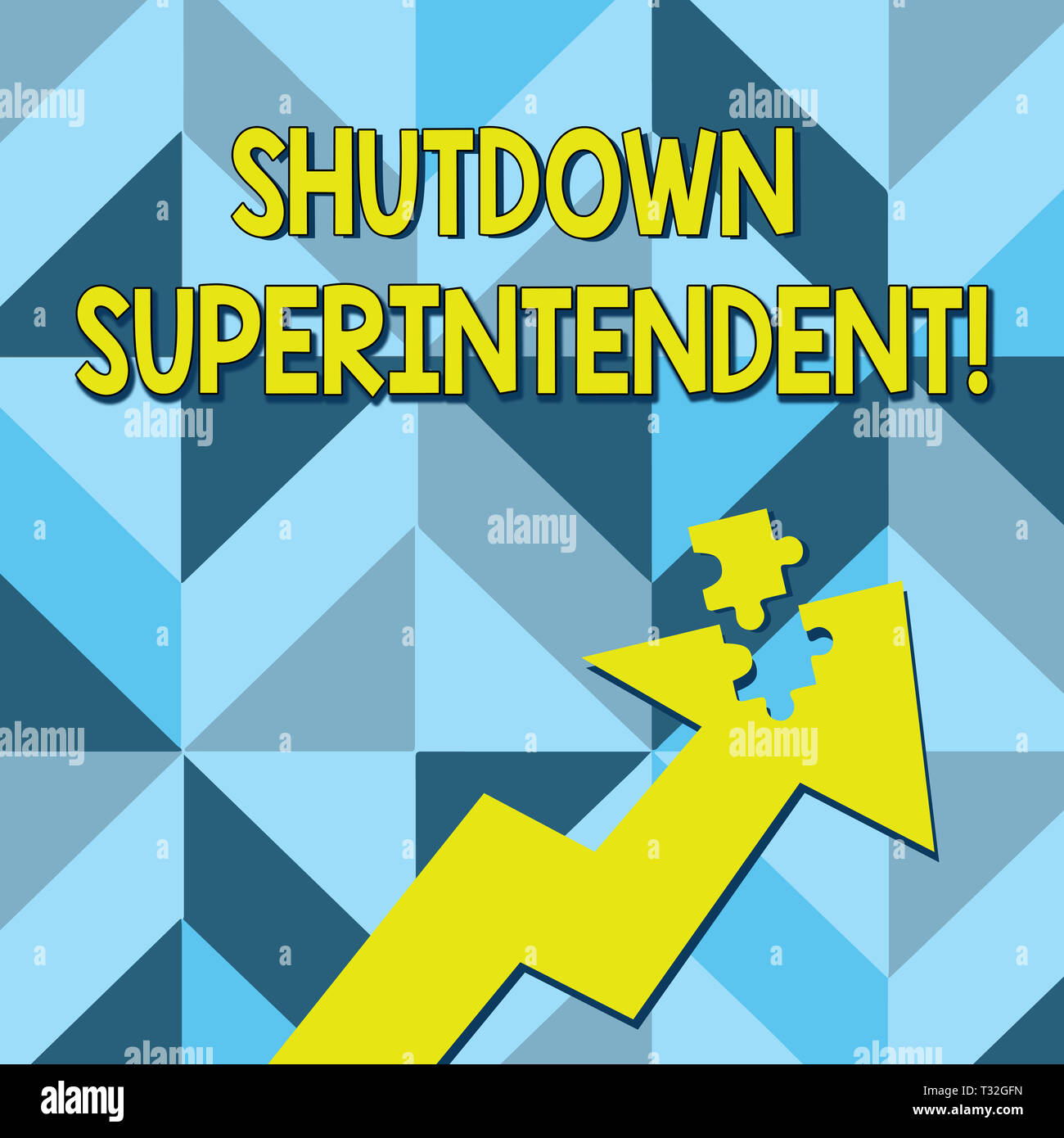Conceptual hand writing showing Shutdown Superintendent. Concept ...