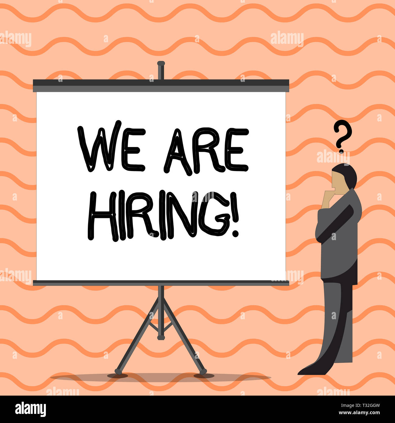 Job interview question mark hi-res stock photography and images - Alamy