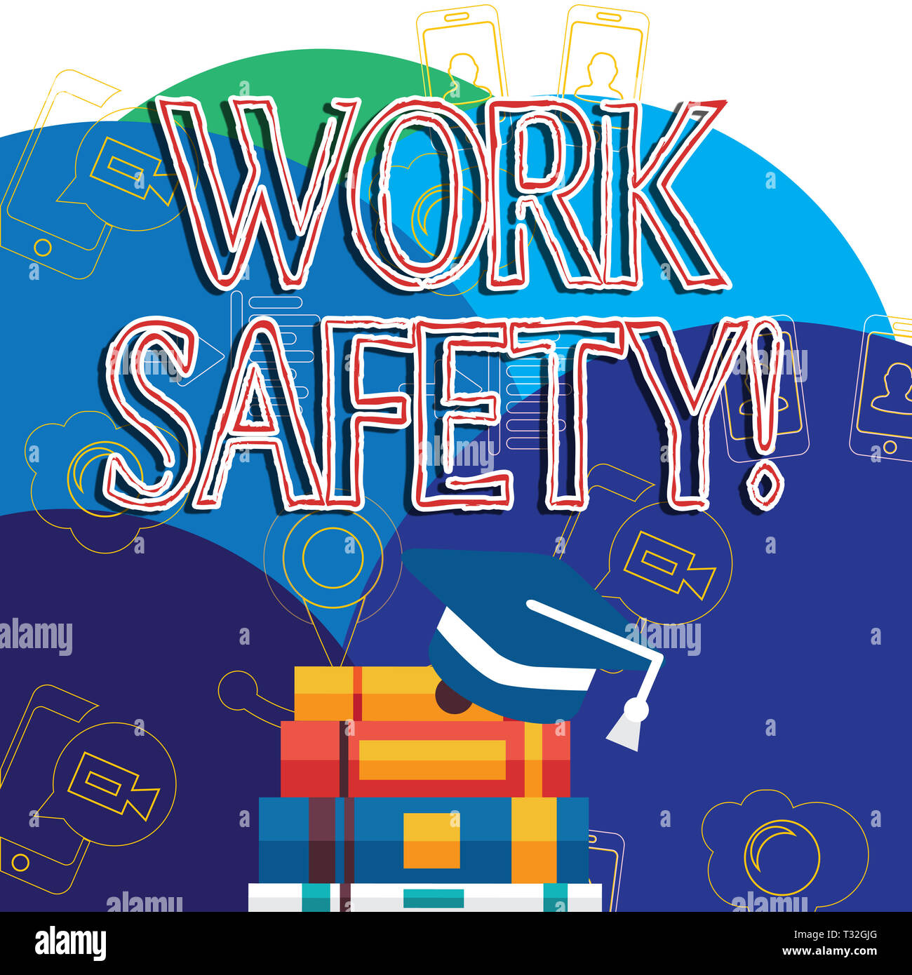 Caution graduation hat hi-res stock photography and images - Alamy