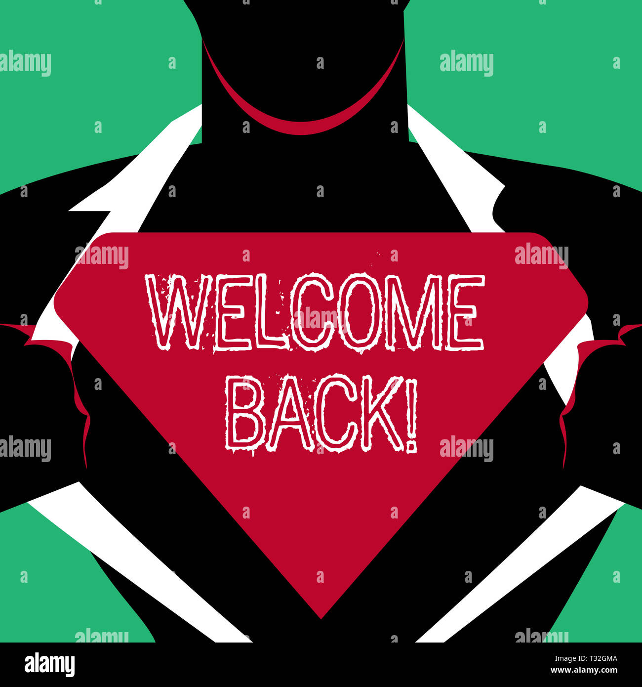 Text sign showing Welcome Back. Business photo text used to greet ...