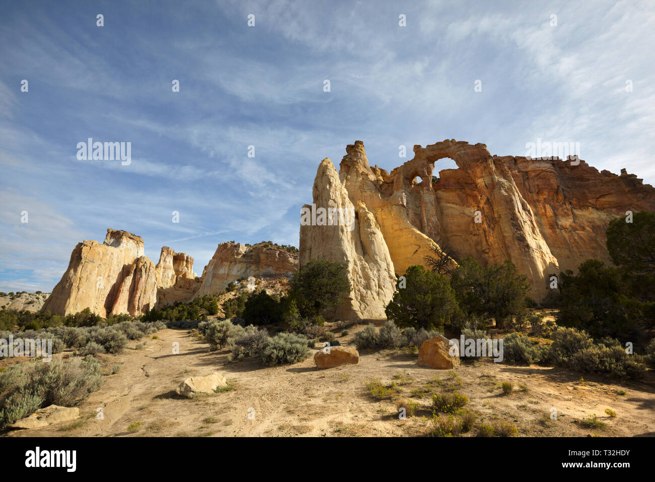 Grosvenor Arch, Grand Staircase Escalante National Park, Utah Stock ...