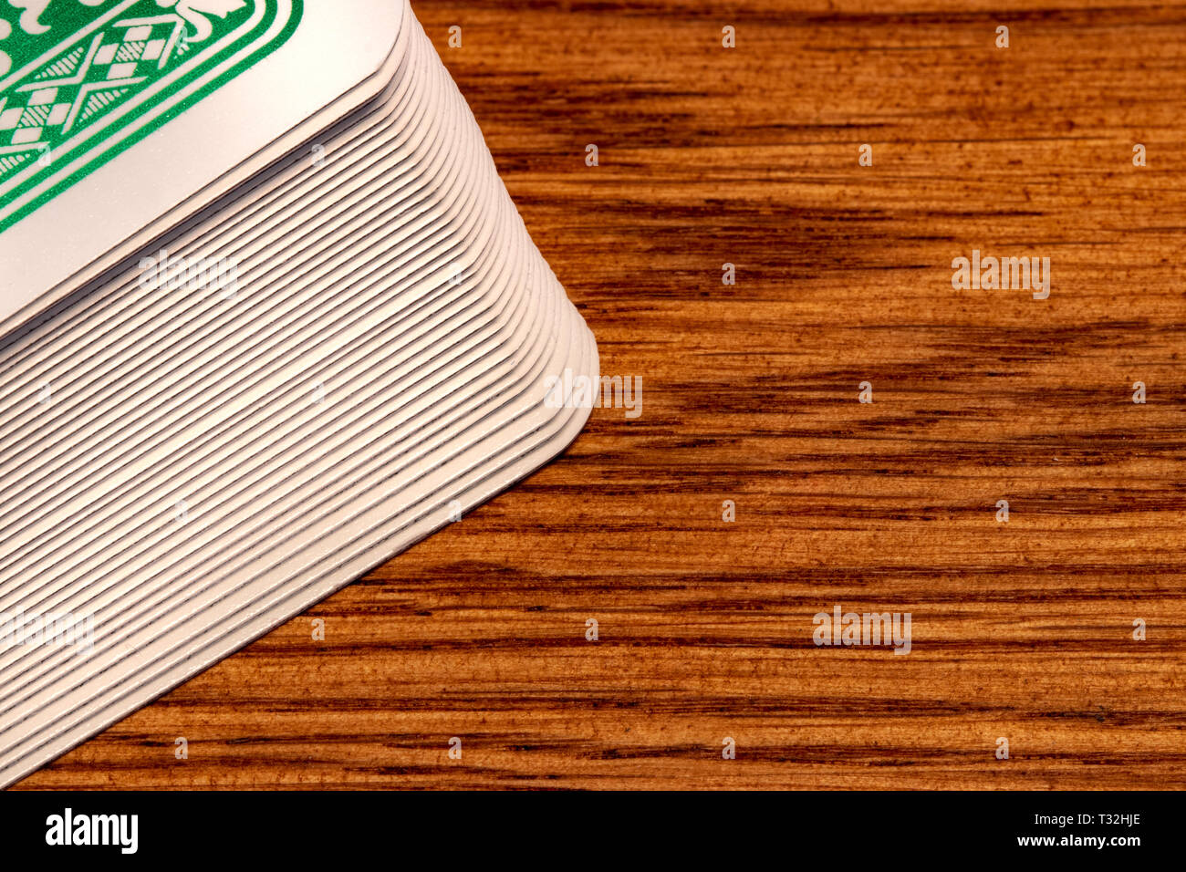 Playing cards on table hi-res stock photography and images - Alamy