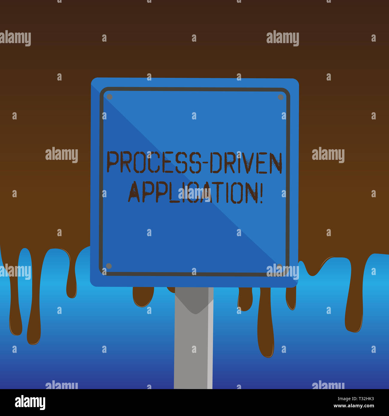 Text Sign Showing Process Driven Application Business Photo Showcasing Workflow Engine Where