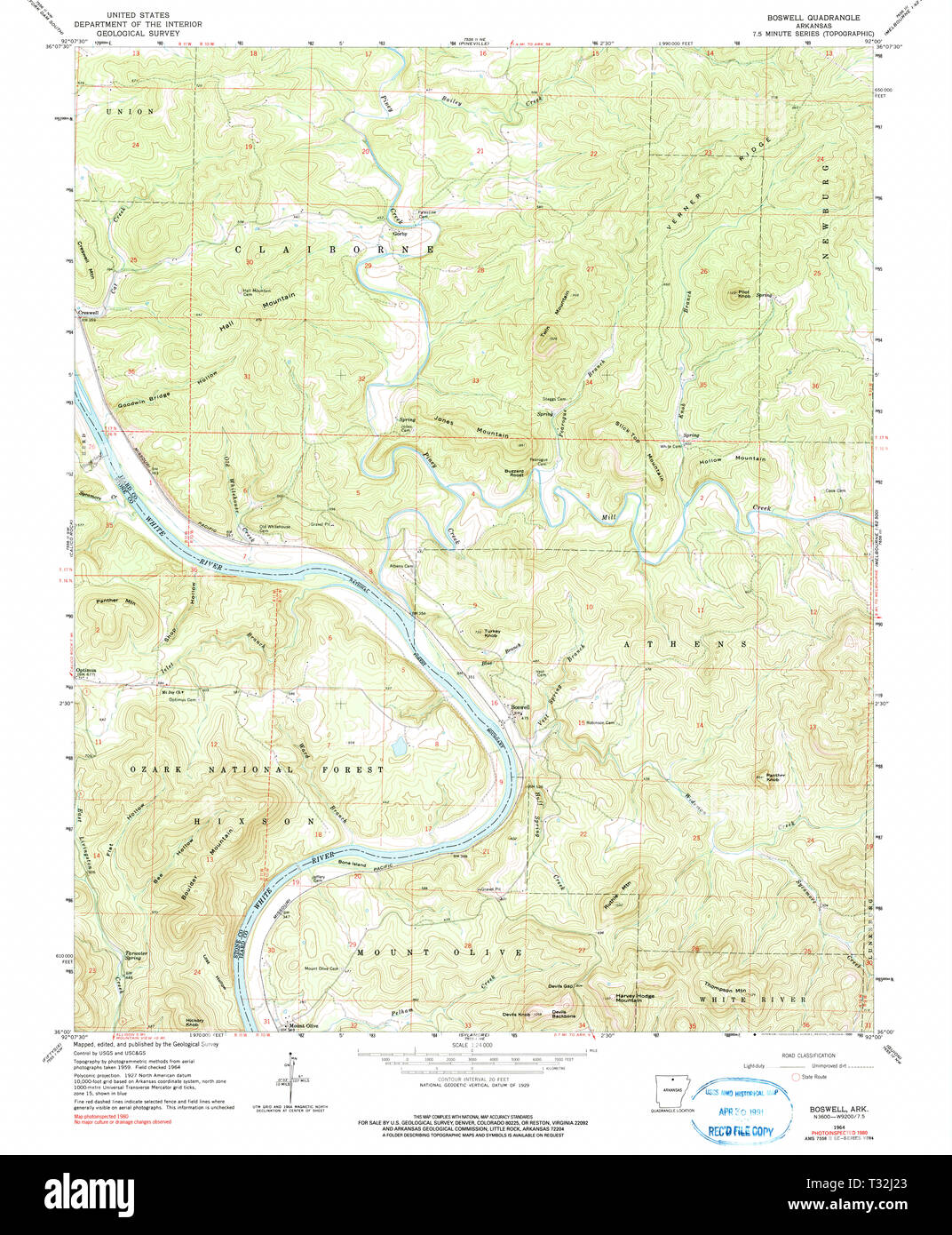 Boswell map hi-res stock photography and images - Alamy