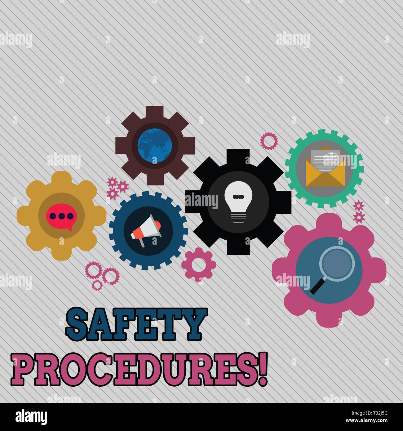 Conceptual hand writing showing Safety Procedures. Concept meaning ...