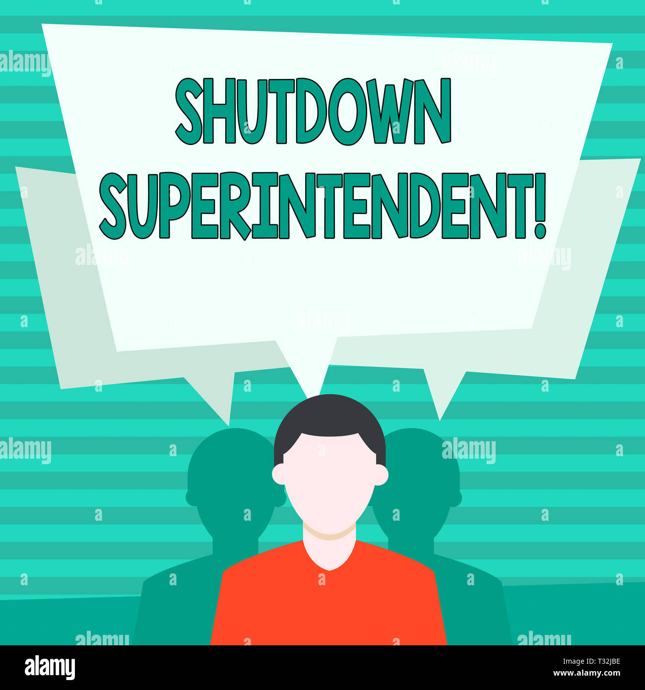 Conceptual hand writing showing Shutdown Superintendent. Concept ...