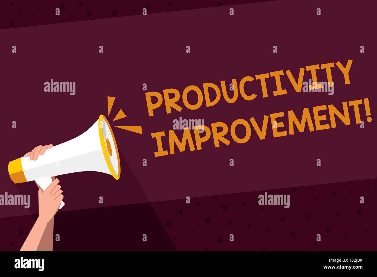 Writing note showing Productivity Improvement. Business concept for ...