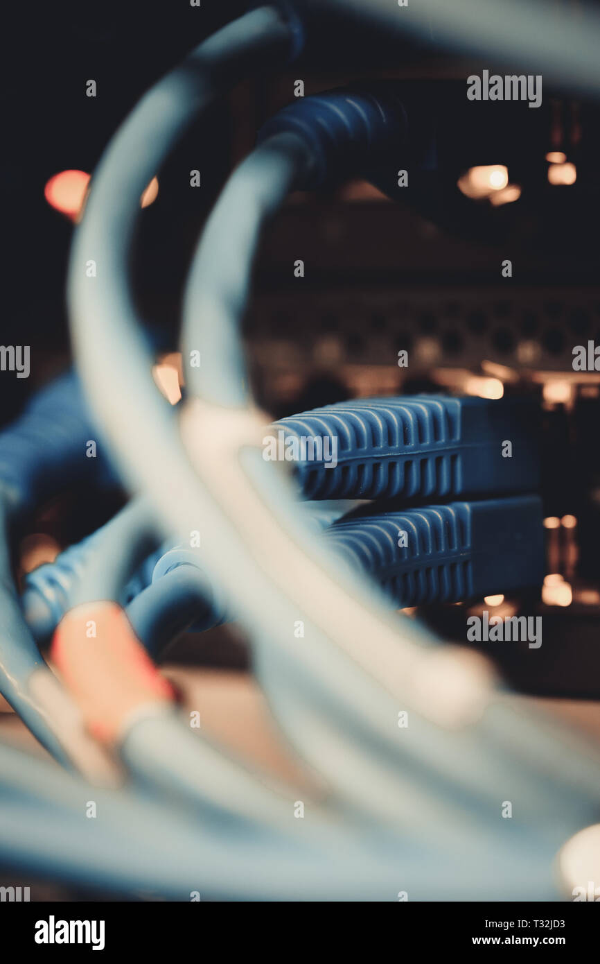 Network server room routers hi-res stock photography and images - Alamy