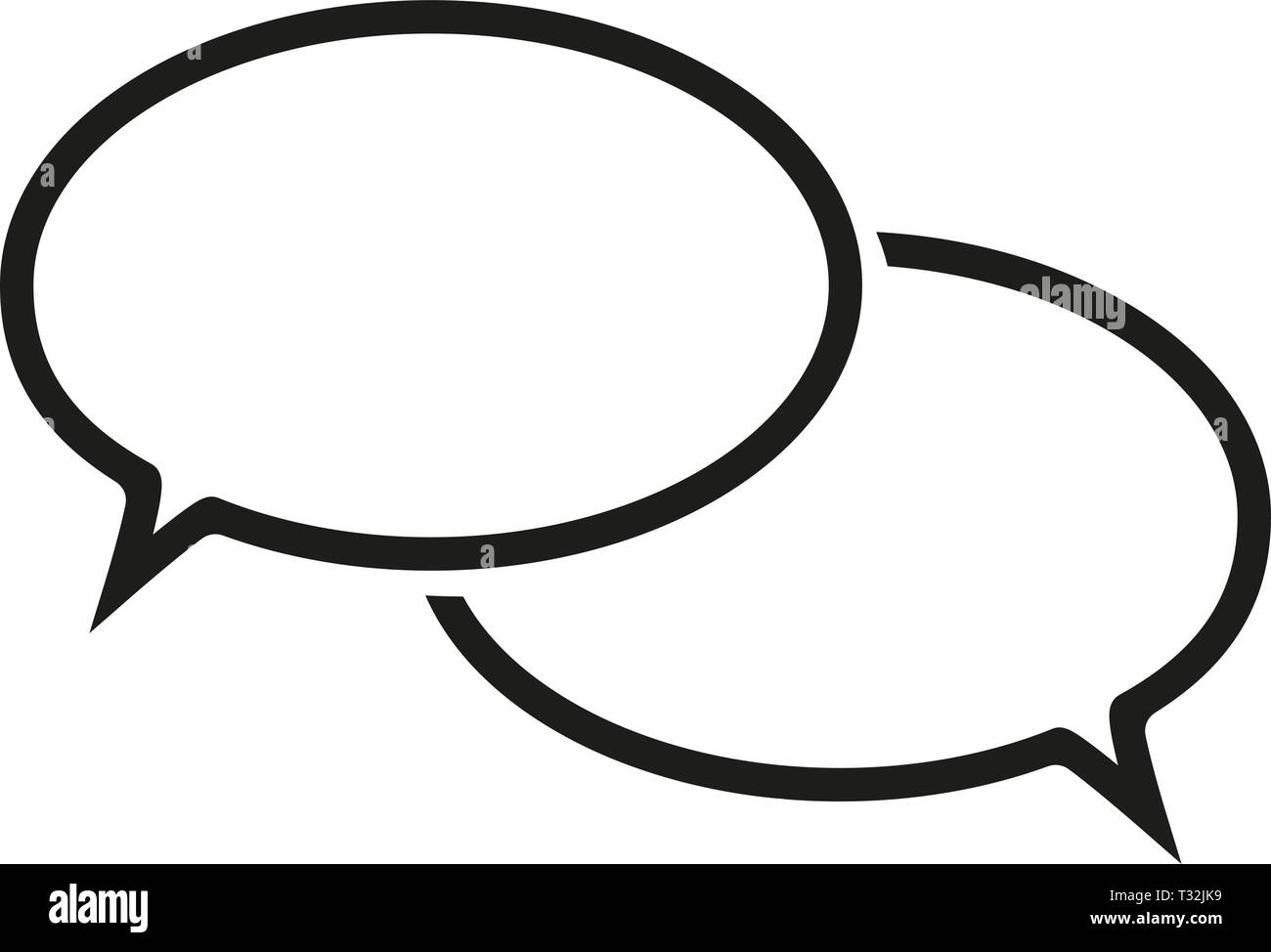 Conversation Icon Black