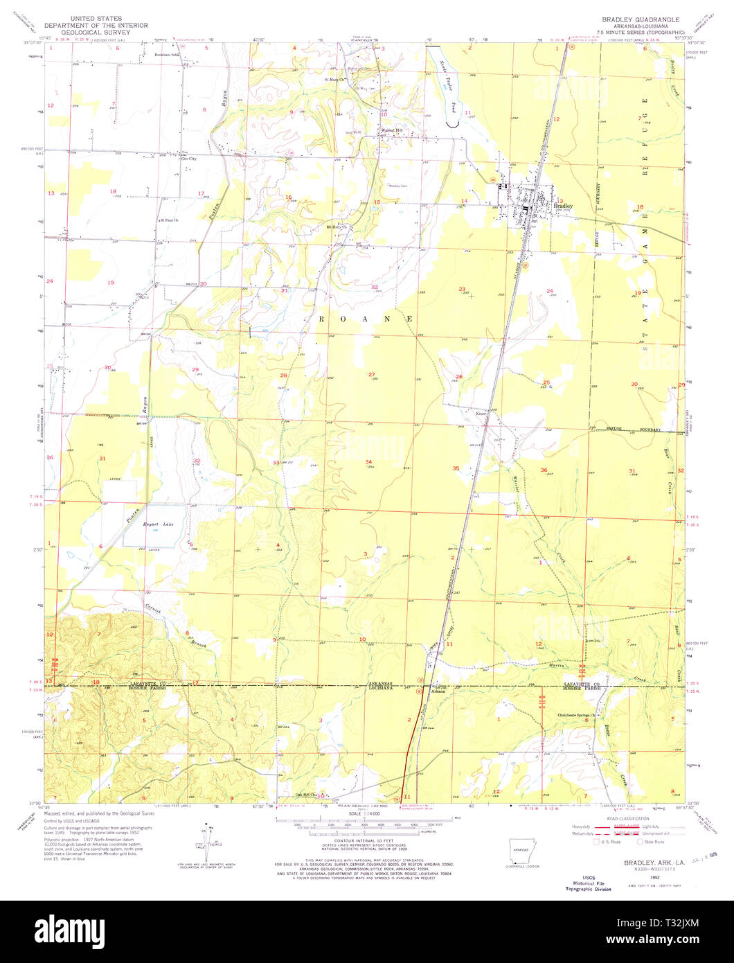 Bradley map Cut Out Stock Images & Pictures - Alamy