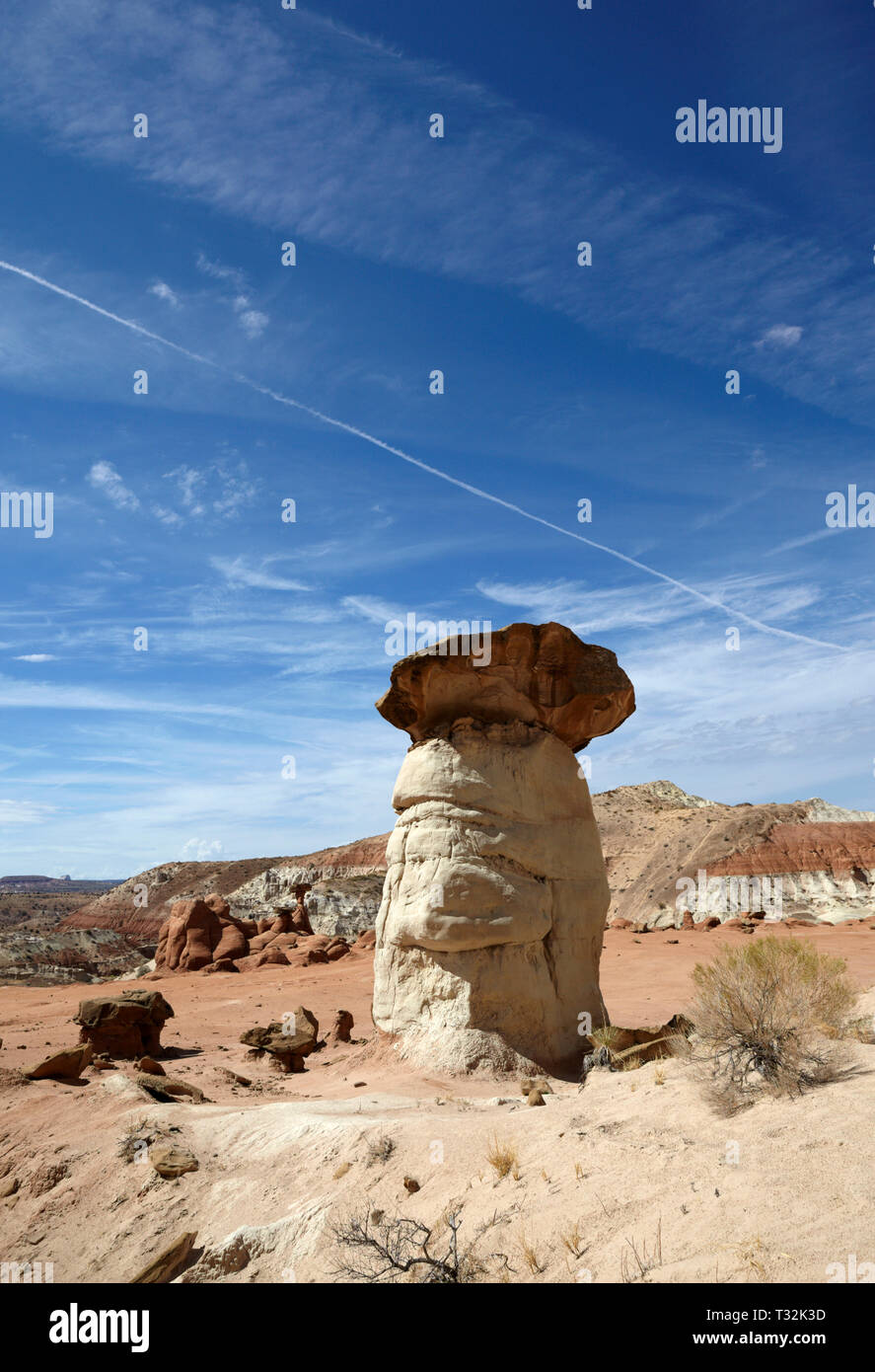 Toadstool Rocks, Grand Staircase Escalante National Park, Utah, America ...