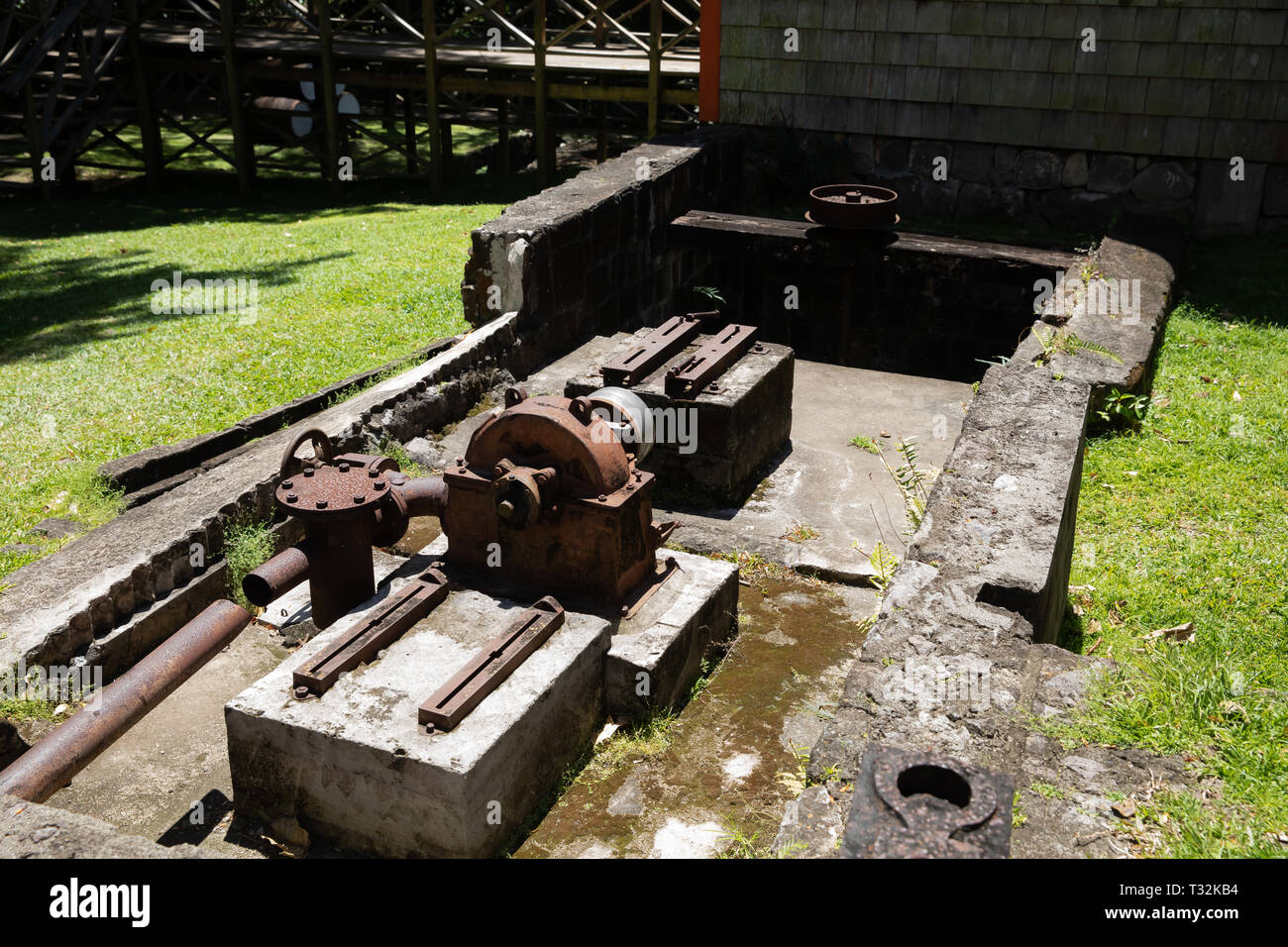 Wingfield Estate Sugar Plantation Ruins in St Kitts, a Caribbean Island ...
