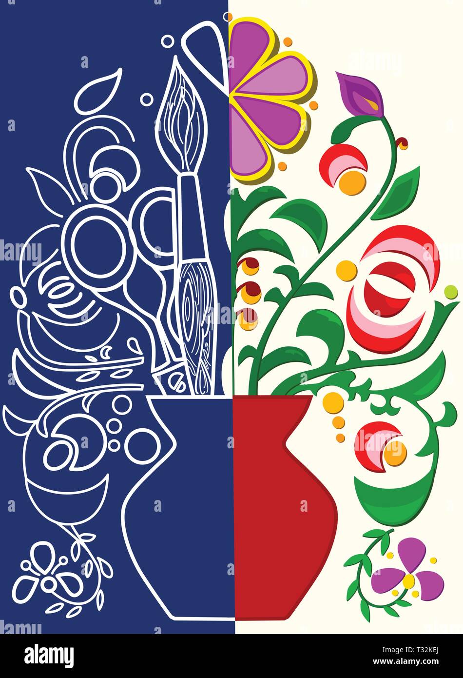 Wallpaper consists Stock Vector Images - Alamy