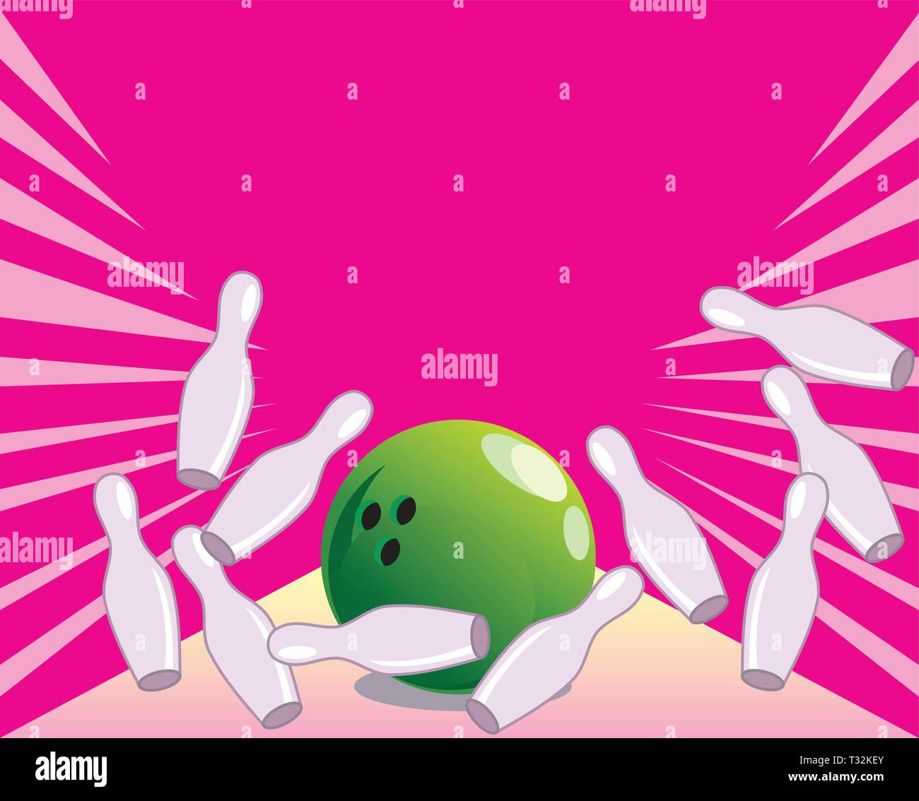 Cartoon bowling ball hi-res stock photography and images - Alamy