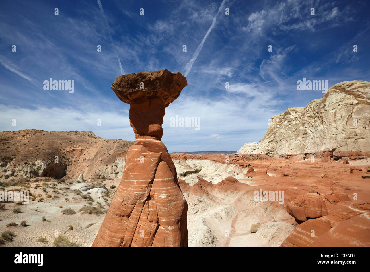 Toadstool Rocks, Grand Staircase Escalante National Park, Utah, America ...