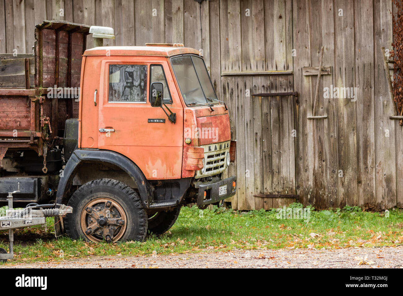 Old soviet russian truck in hi-res stock photography and images - Alamy