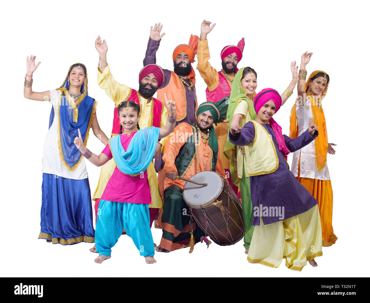 Portrait bhangra dancers High Resolution Stock Photography and Images ...