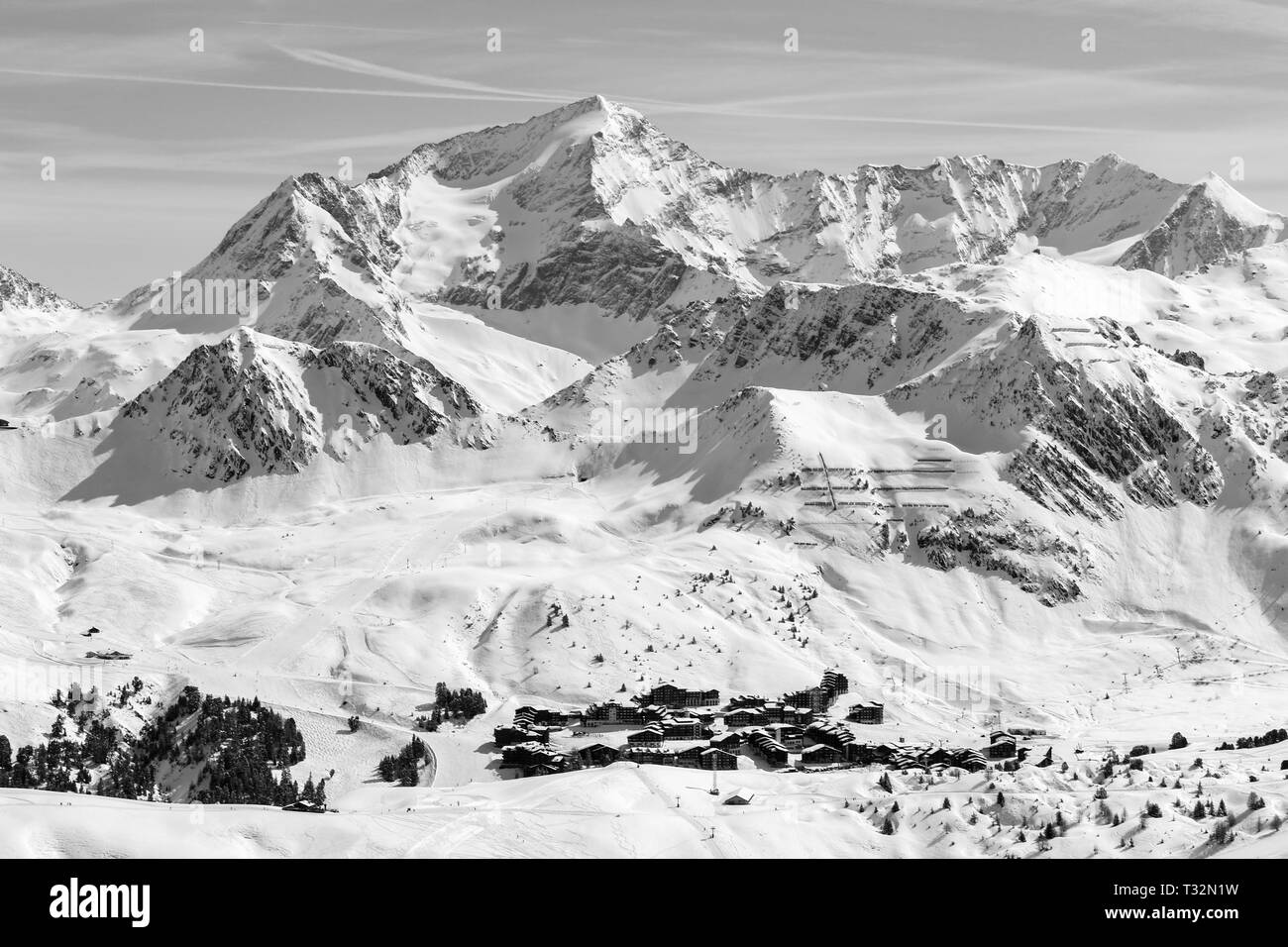 French alpine region Black and White Stock Photos & Images - Alamy