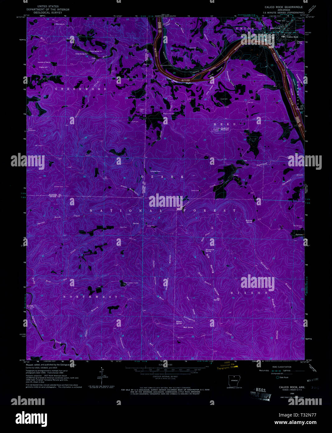 Calico rock arkansas hi-res stock photography and images - Alamy