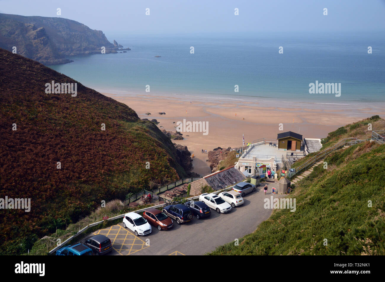Plemont beach jersey hi-res stock photography and images - Alamy