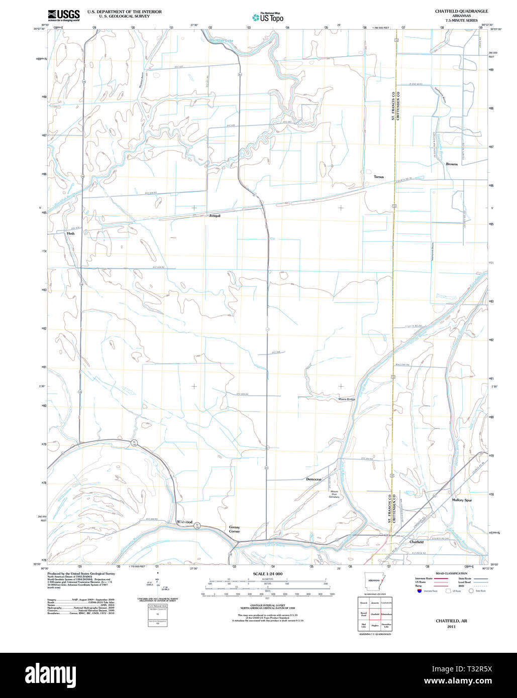 Chatfield map hi-res stock photography and images - Alamy