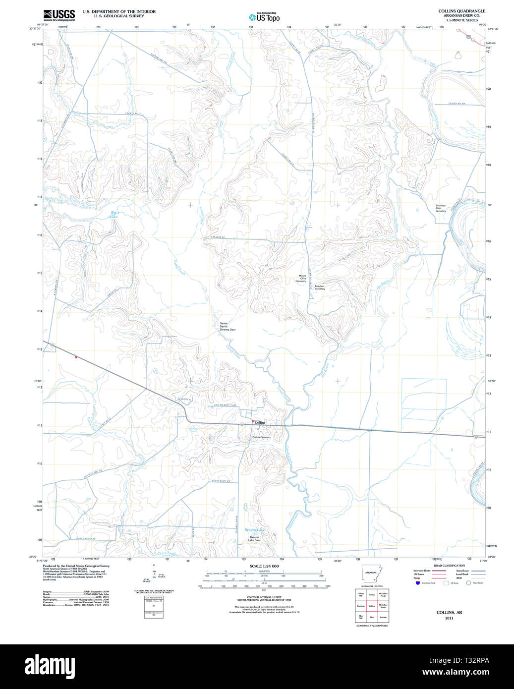 Collins map map of collins hi-res stock photography and images - Alamy