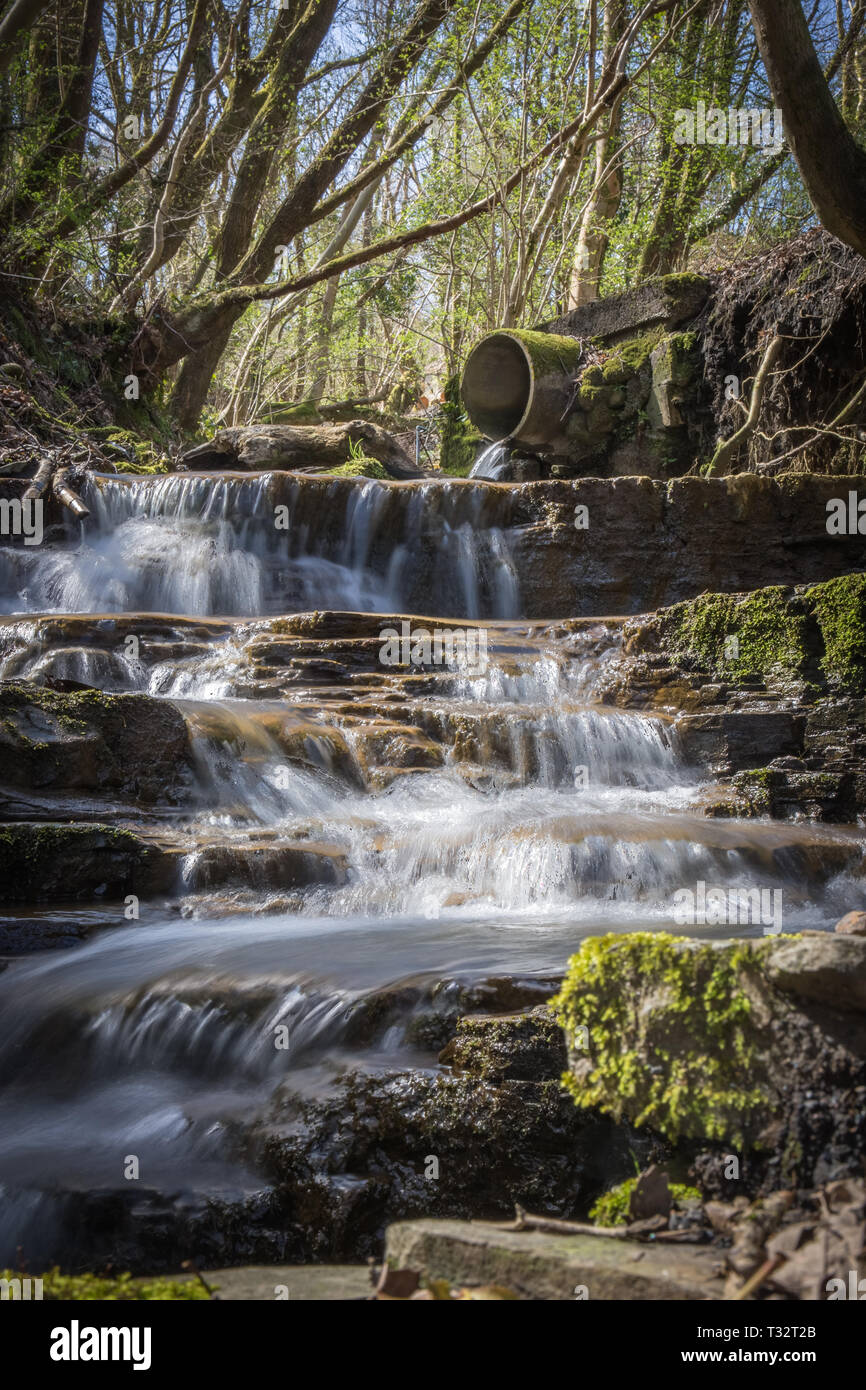 Lake District waterfall Stock Photo - Alamy