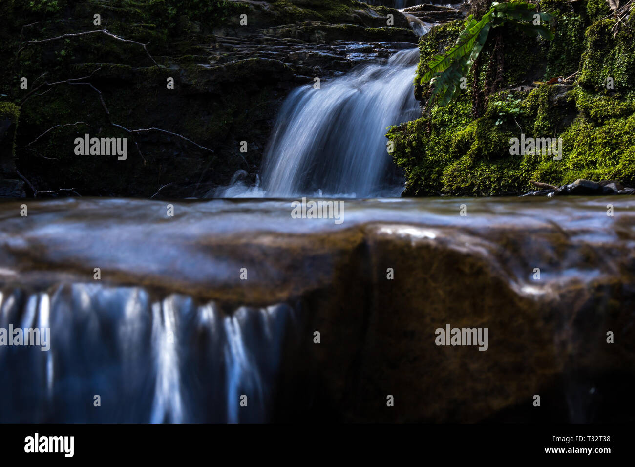 Lake District waterfall Stock Photo - Alamy