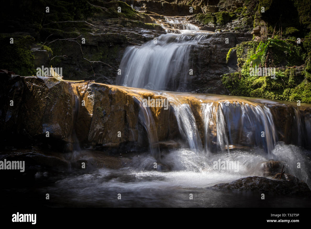 Lake District waterfall Stock Photo - Alamy