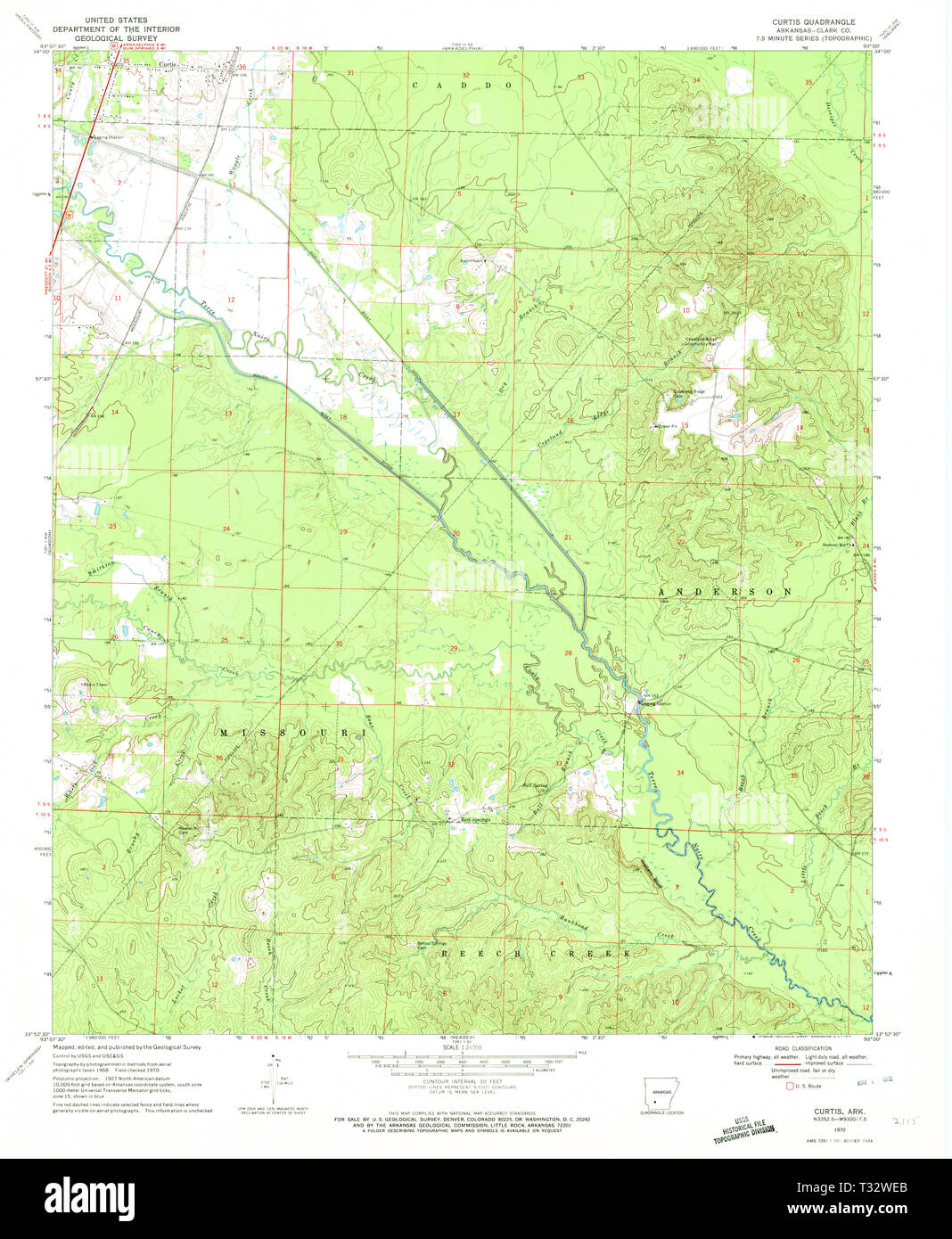 Map of curtis hi-res stock photography and images - Alamy