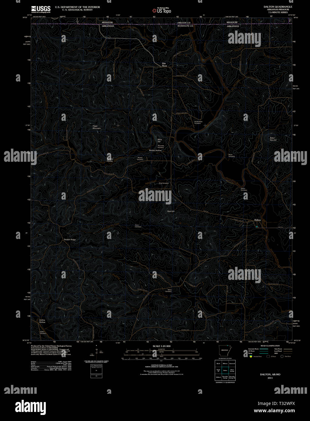 Map Of Dalton High Resolution Stock Photography and Images - Alamy