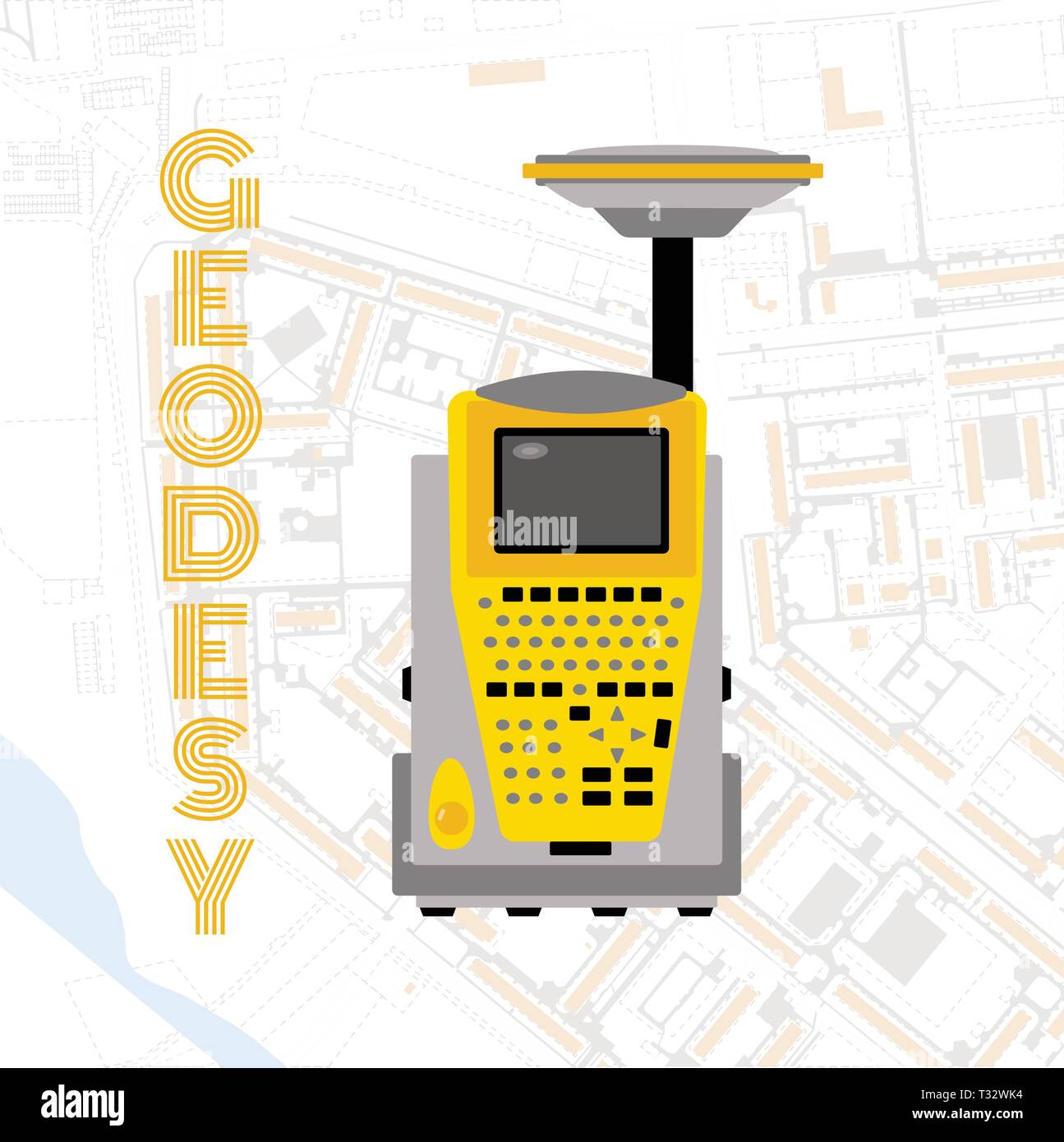 Geodetic projection Stock Vector Images - Alamy