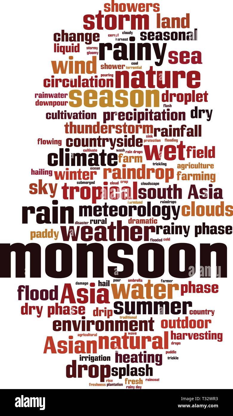 Monsoon environment Stock Vector Images - Alamy