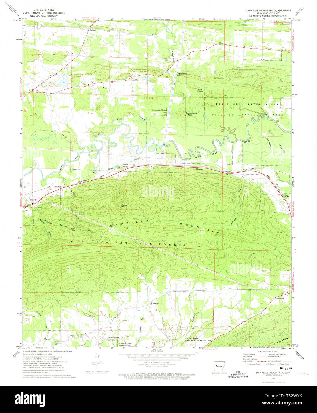 Danville arkansas Cut Out Stock Images & Pictures - Alamy