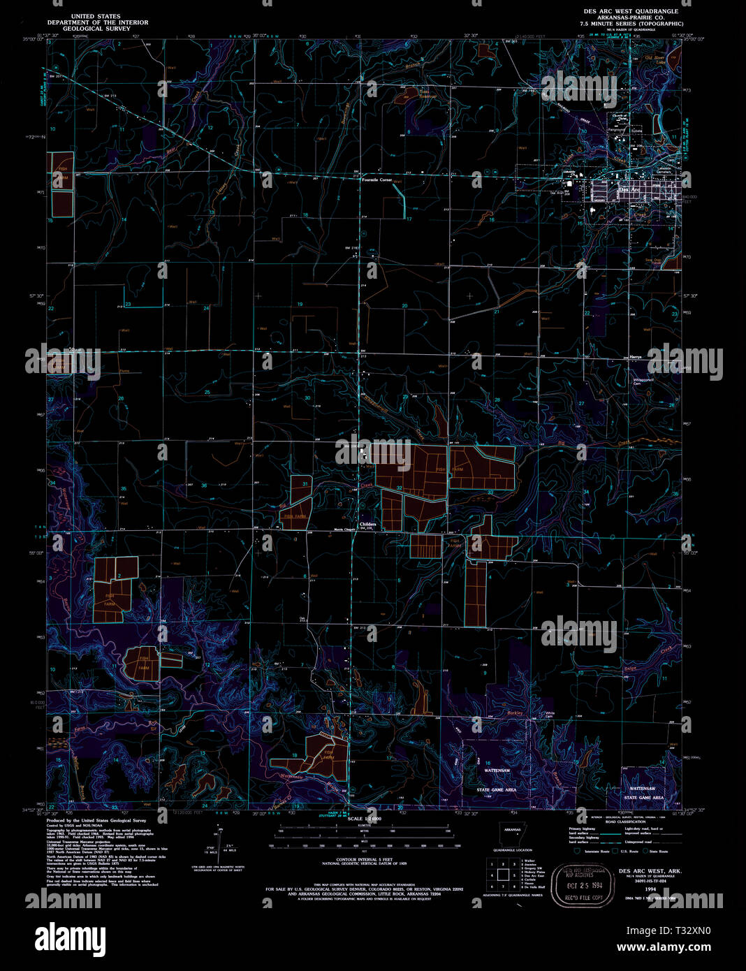 Map of des arc hi-res stock photography and images - Alamy