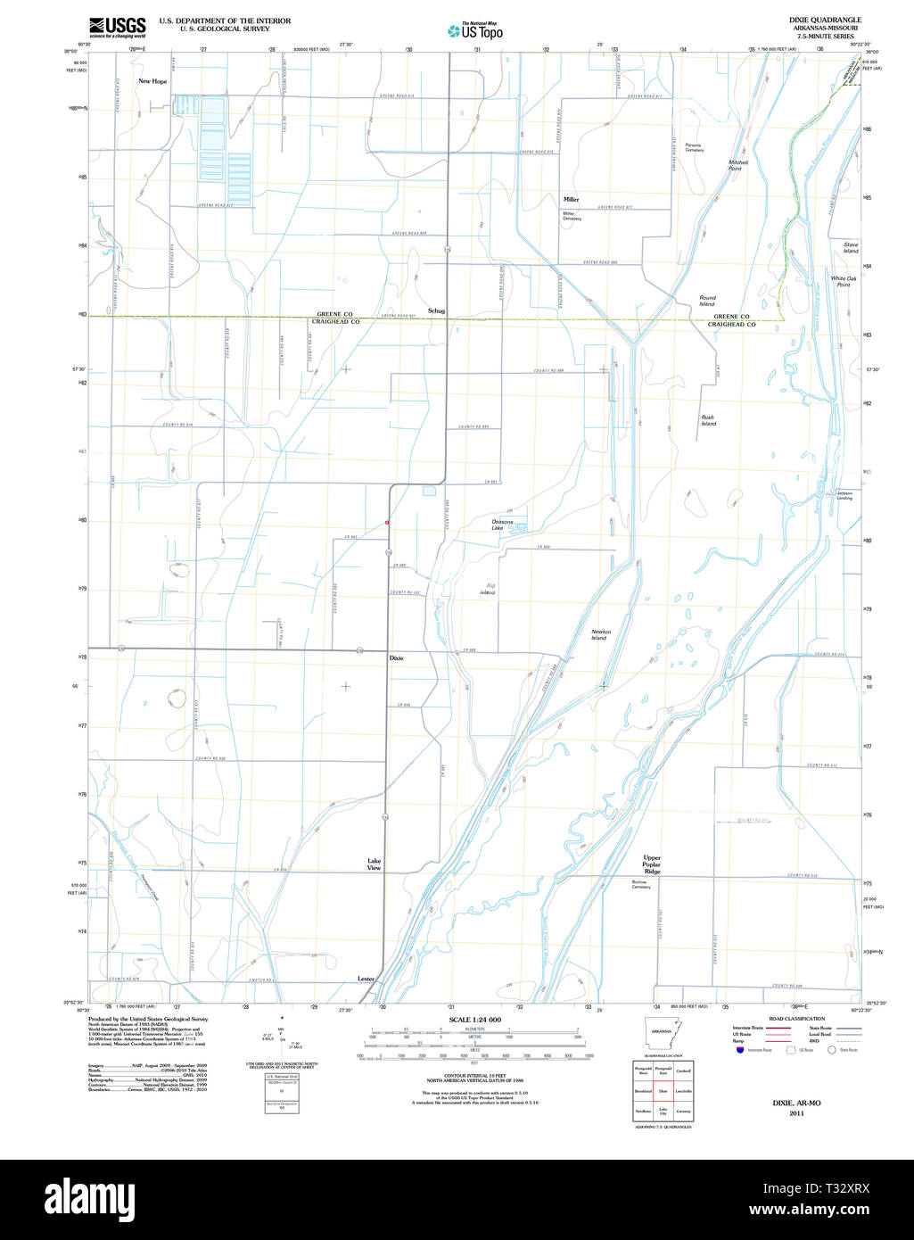 Dixie map hi-res stock photography and images - Alamy