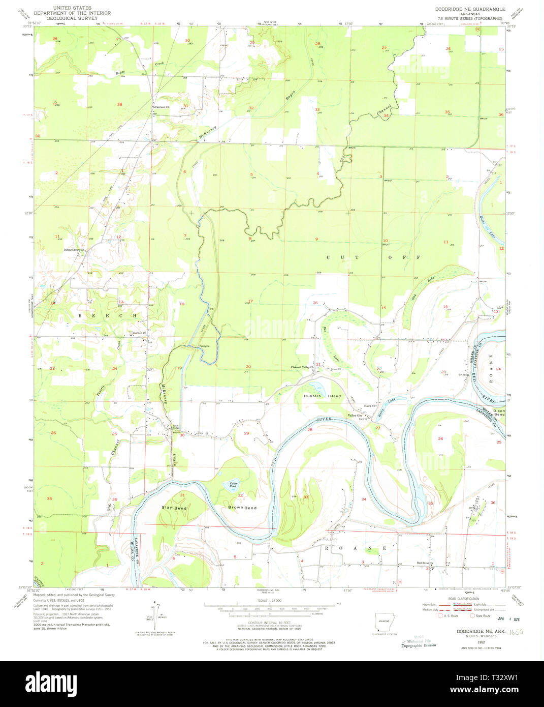 Doddridge map hi-res stock photography and images - Alamy