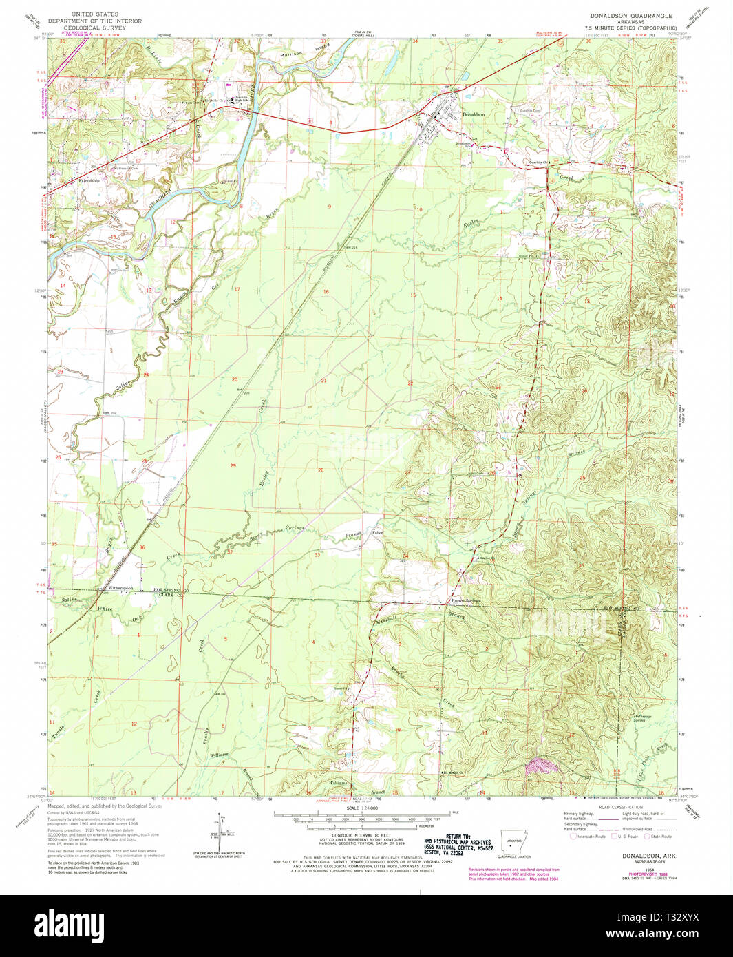 Donaldson map hi-res stock photography and images - Alamy