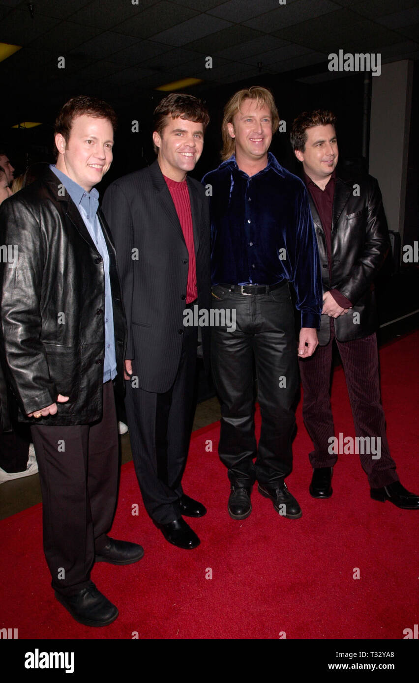 LOS ANGELES, CA. January 08, 2001: Pop group LONESTAR at the 28th ...