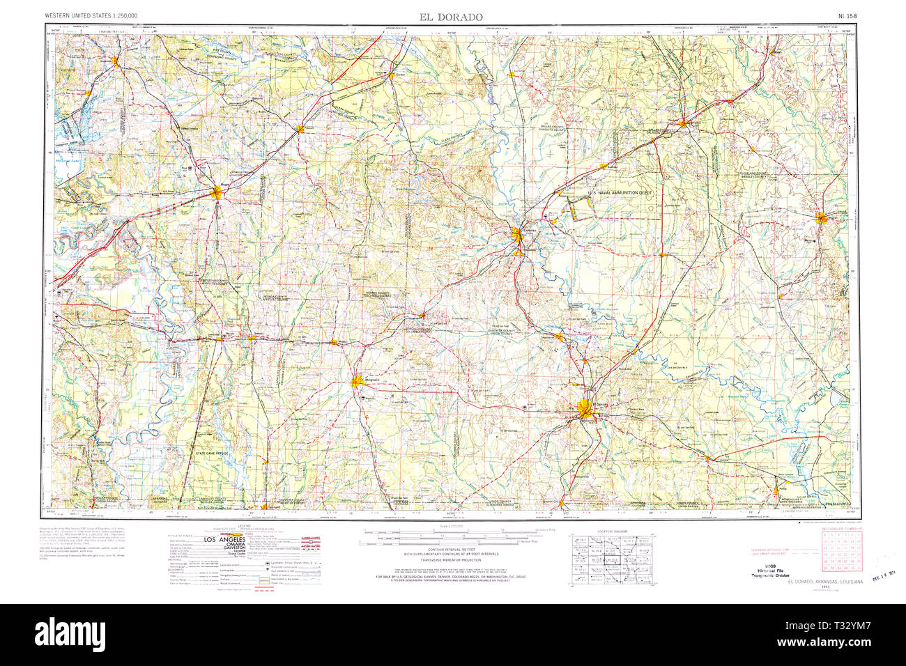 El dorado map hi-res stock photography and images - Alamy