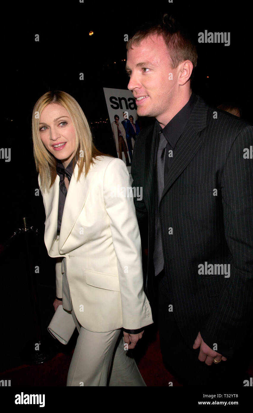 LOS ANGELES, CA. January 18, 2001: Pop star/actress MADONNA & director ...
