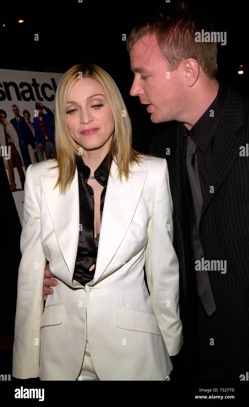 LOS ANGELES, CA. January 18, 2001: Pop star/actress MADONNA & director ...