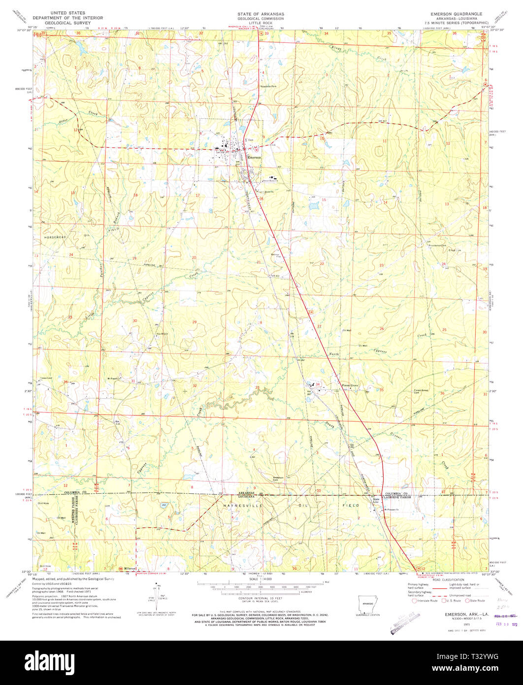 Emerson map hi-res stock photography and images - Alamy