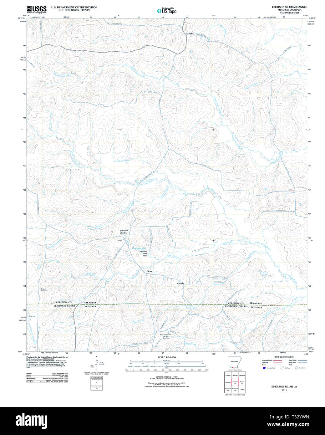 Emerson map hi-res stock photography and images - Alamy