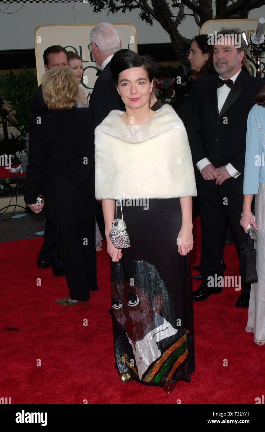 LOS ANGELES, CA. January 21, 2001: Actress/singer BJORK at the 2001 ...