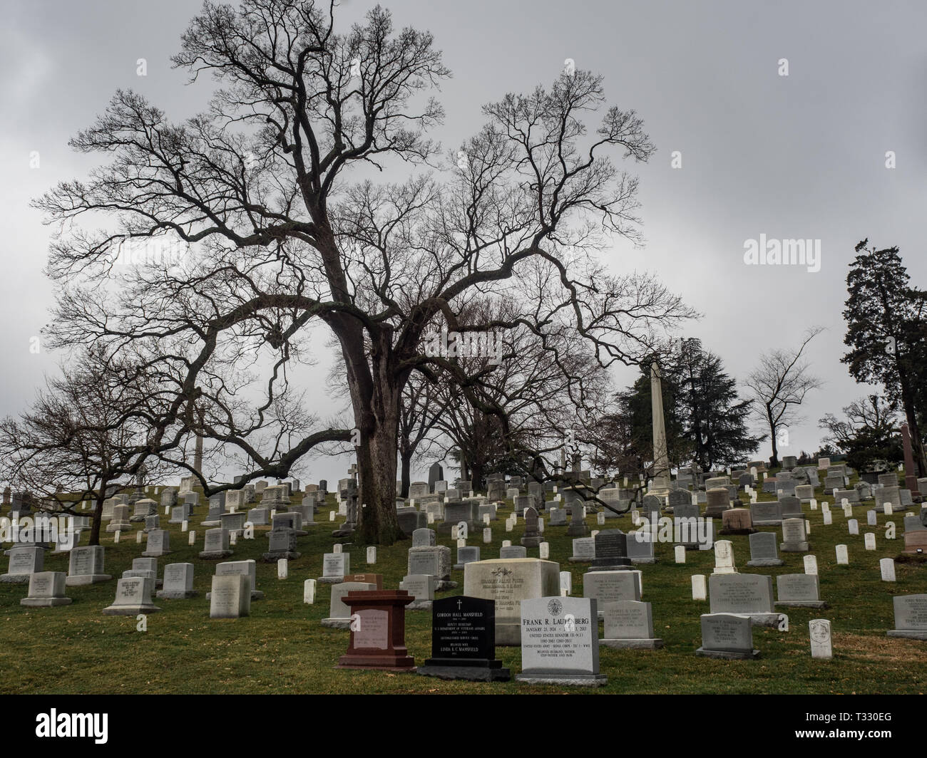 Gravestones cemetary america hi-res stock photography and images - Alamy