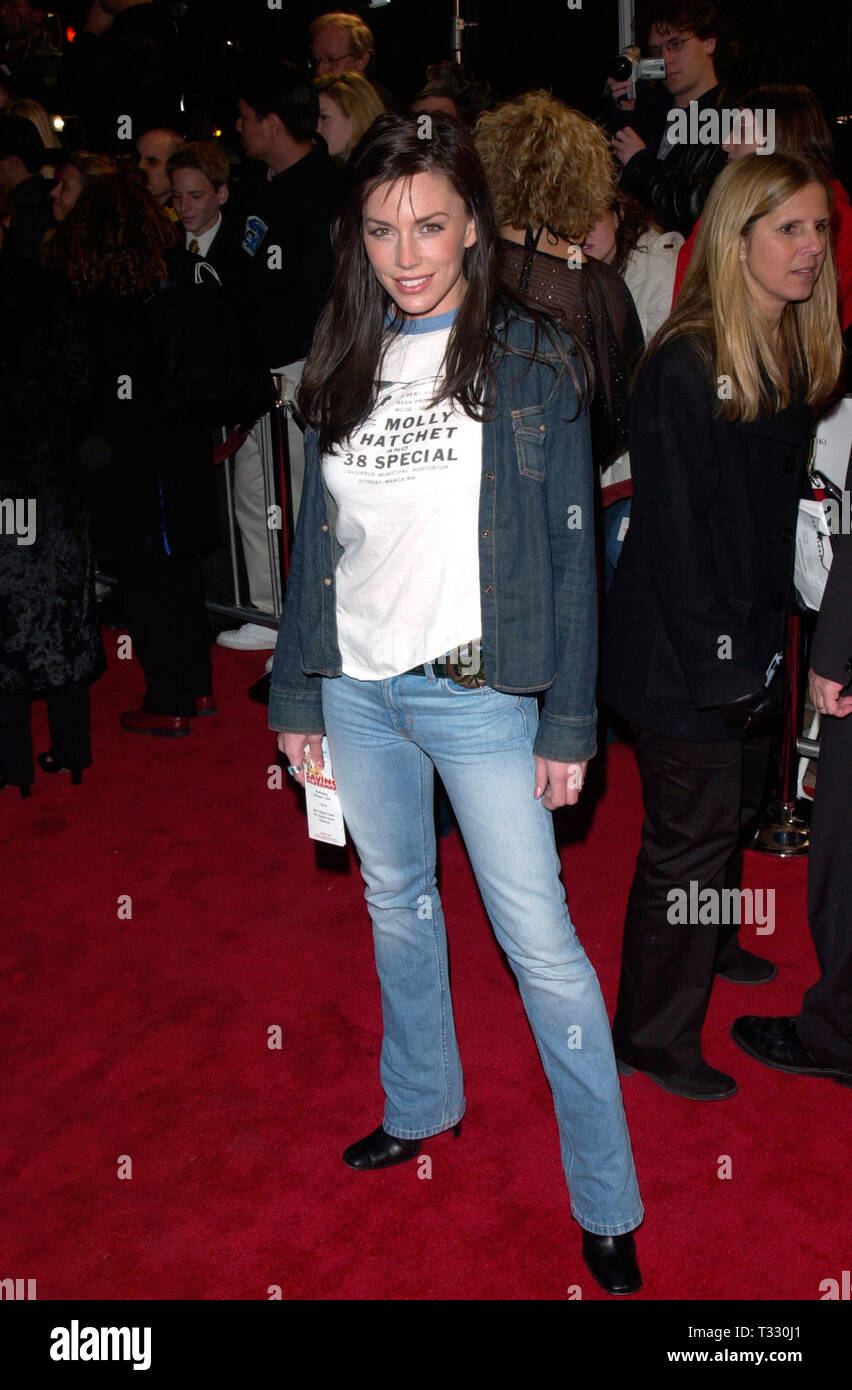 LOS ANGELES, CA. February 07, 2001: Actress KRISTA ALLEN at the world ...